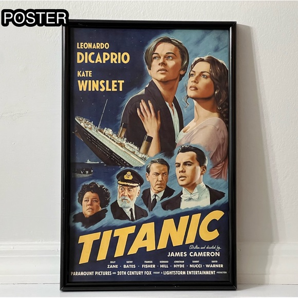 Art | James Cameron Titanic Movie Poster | Poshmark